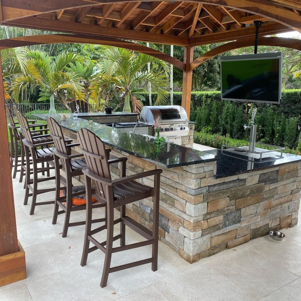 25 Outdoor Patio Bar Ideas to Transform Your Backyard - Homa Decor