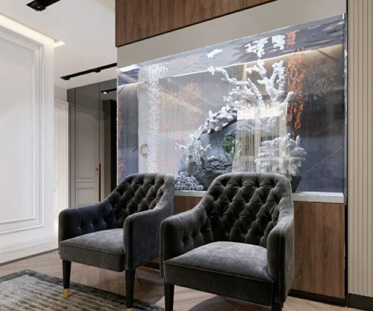 23 Living Room Fish Tank Concepts for a Modern Aquatic Twist - Homa Decor