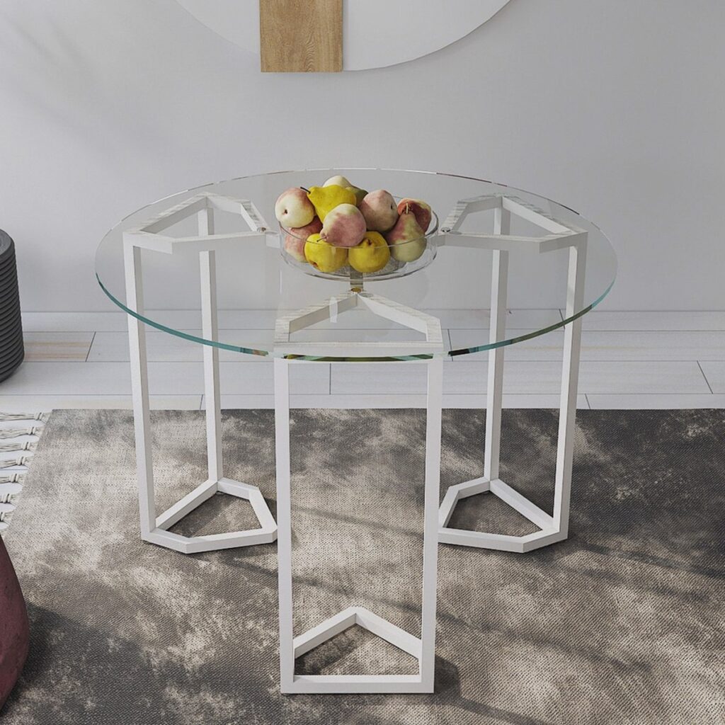 29 Glass Table Innovations to Turn Your Rooms into Art Spaces - Homa Decor