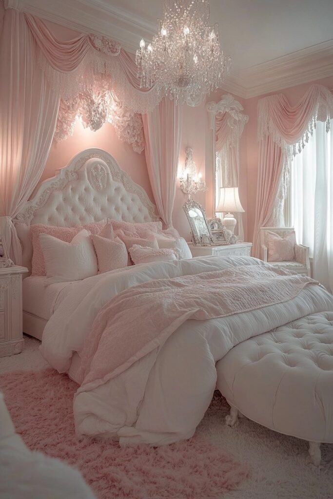 29 Charming Pink and White Bedroom Ideas for a Soft, Dreamy Look - Homa ...
