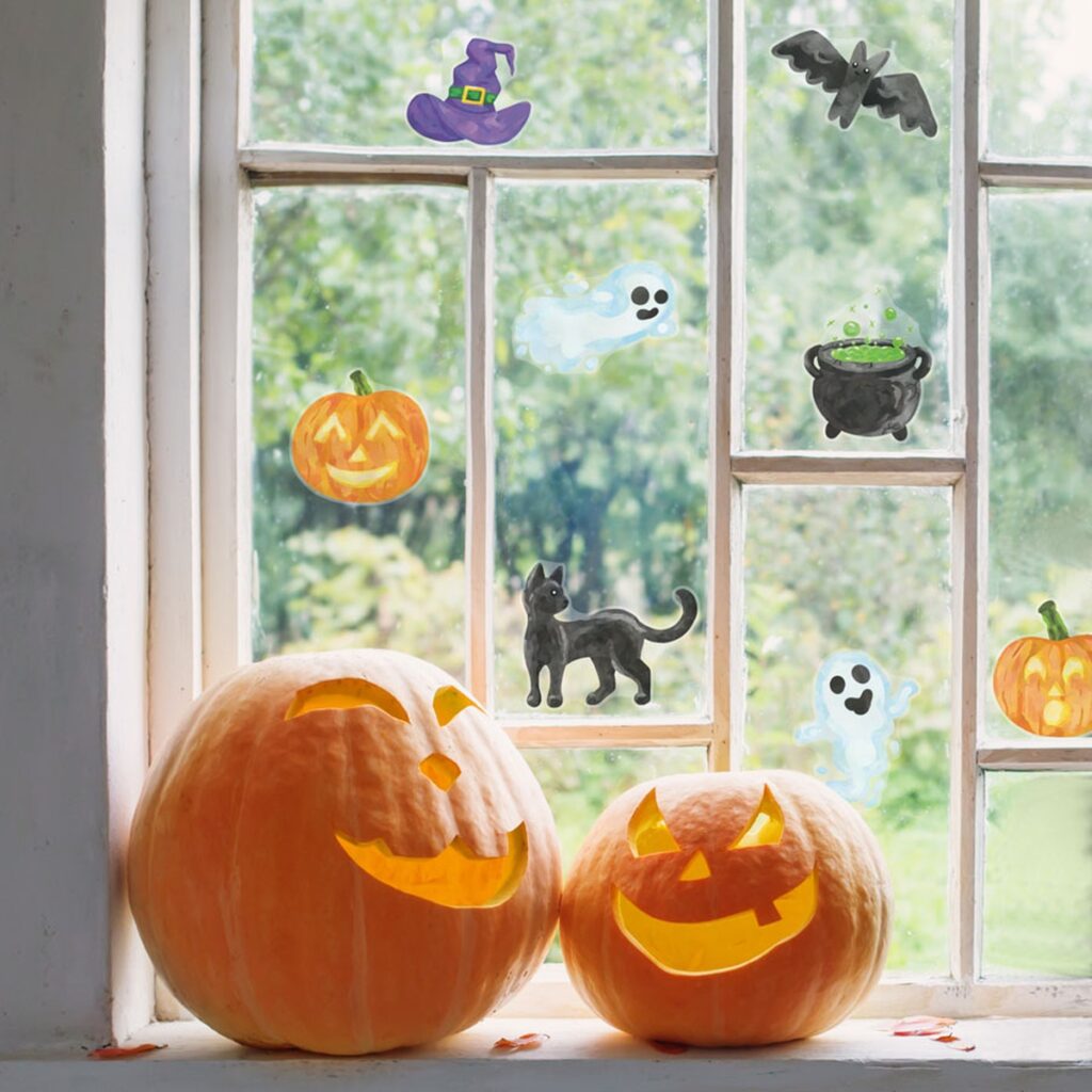 31 Halloween Window Decorations for a Festive Touch - Homa Decor