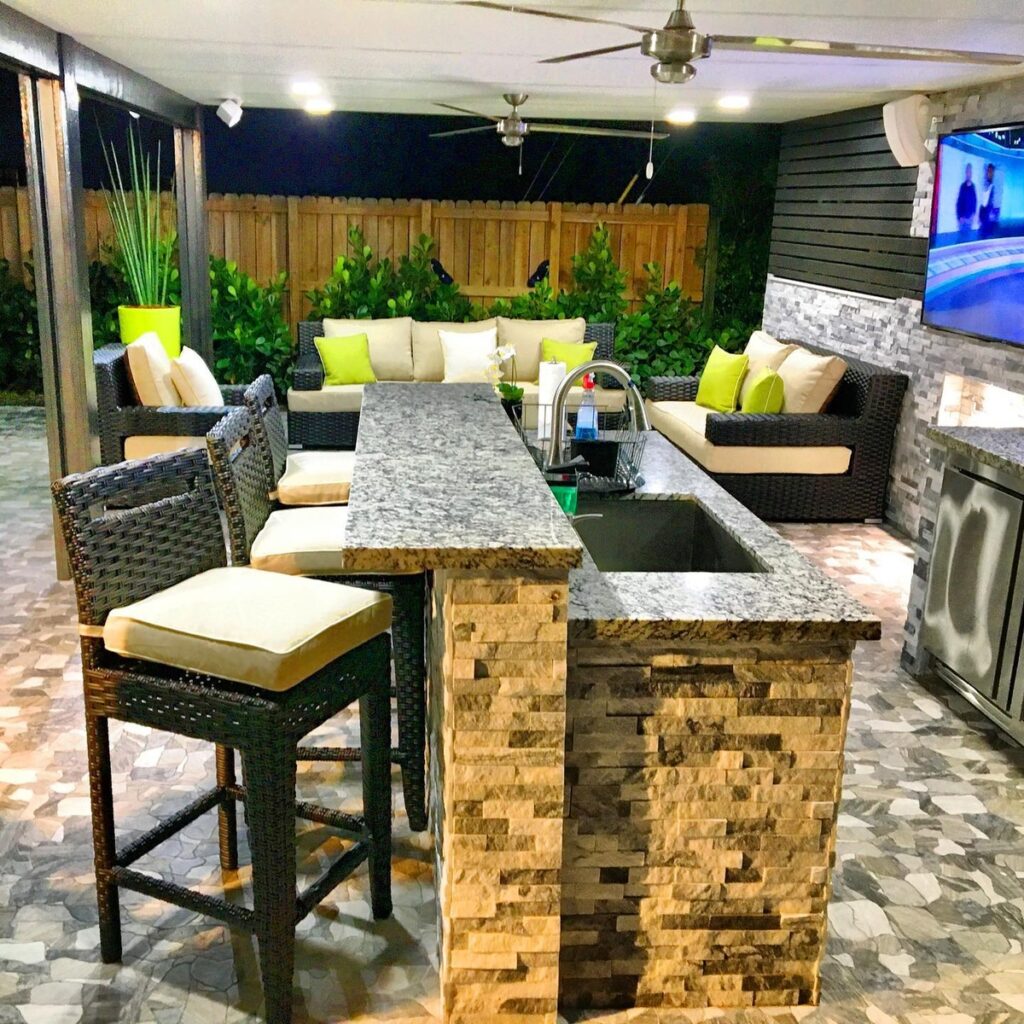 25 Outdoor Patio Bar Ideas to Transform Your Backyard - Homa Decor