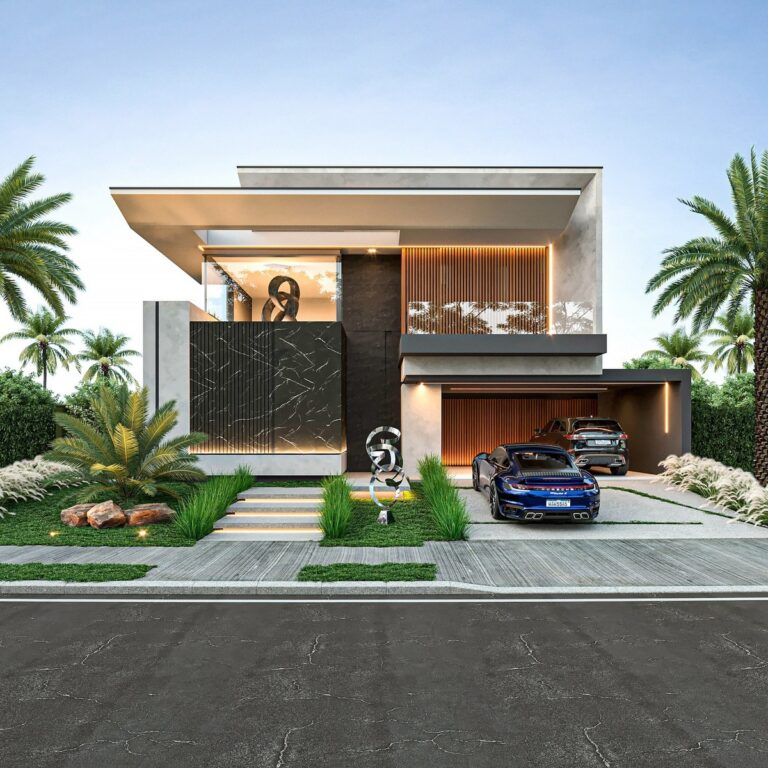 35 Modern House Exteriors to Redefine Contemporary Curb Appeal - Homa Decor