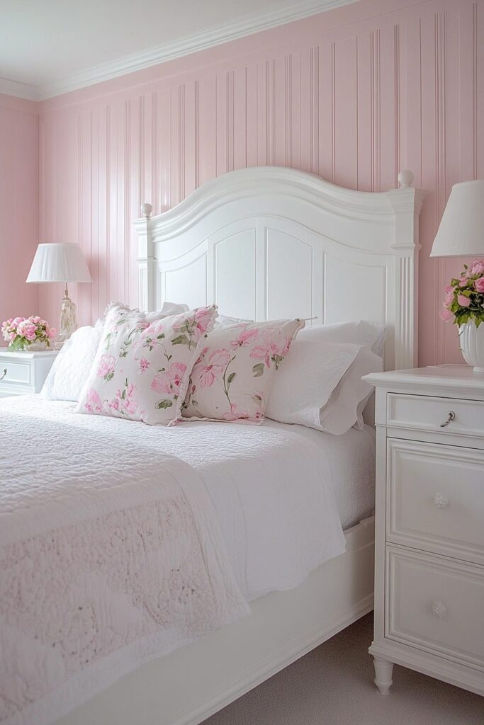 29 Charming Pink and White Bedroom Ideas for a Soft, Dreamy Look - Homa ...