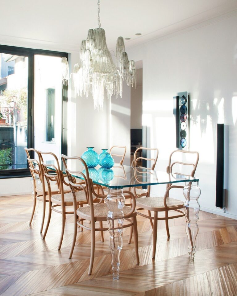 29 Glass Table Innovations to Turn Your Rooms into Art Spaces - Homa Decor