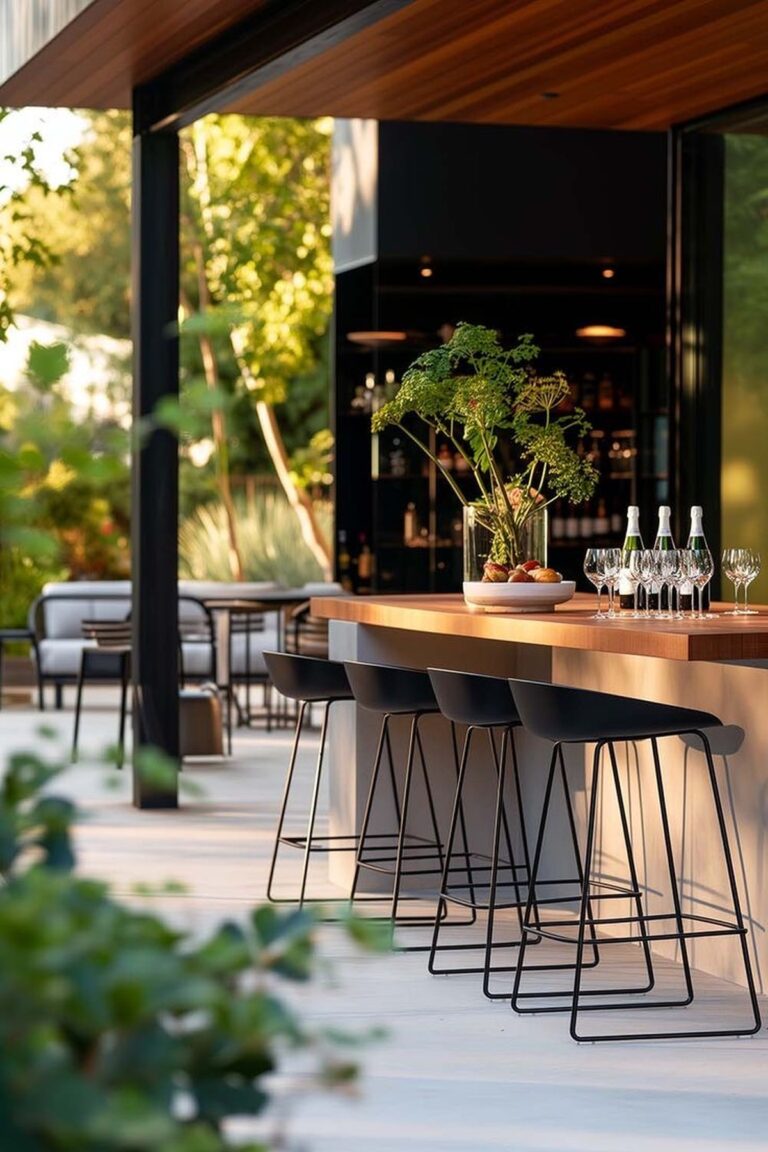 25 Outdoor Patio Bar Ideas to Transform Your Backyard - Homa Decor